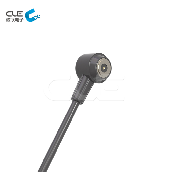Round magnetic power cable connector factory