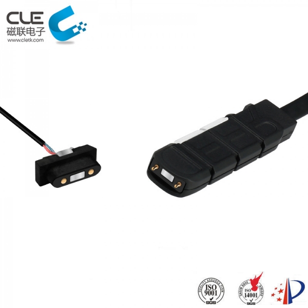 2 Pin electrical connector with usb magnetic charger